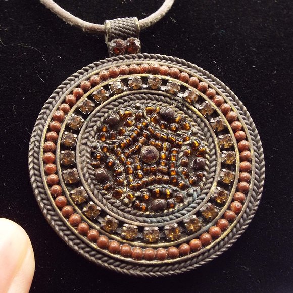 DESIGNER & UNUSUAL NECKLACE | Jewelry | Vintage Medieval Bronze Finish ...